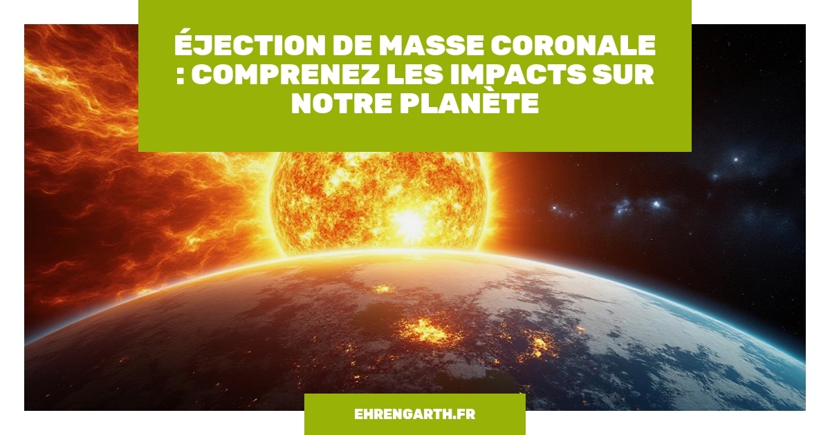 Éjection De Masse Coronale : Impacts Solaires Sur Terre 🌍☀️