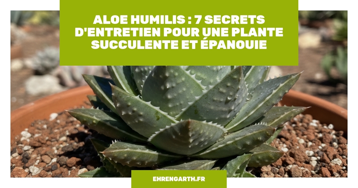 Aloe Humilis : 7 Secrets D'entretien Pour Une Plante Succulente Et épanouie