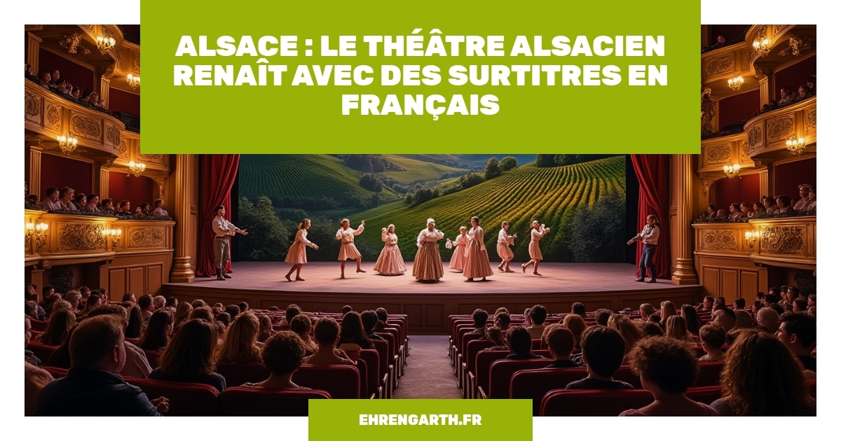 🎭 Le Théâtre Alsacien S’ouvre à Tous Grâce Aux Surtitres En Français 🇫🇷