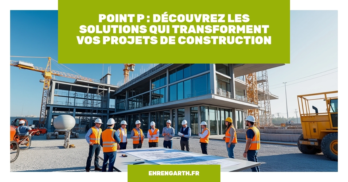 Point P 🧱🔨 : Les Clés Pour Booster Vos Projets De Construction