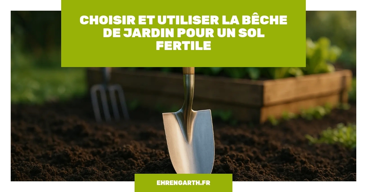Beche Jardin 2026 : Types & Choix | Conseils Experts
