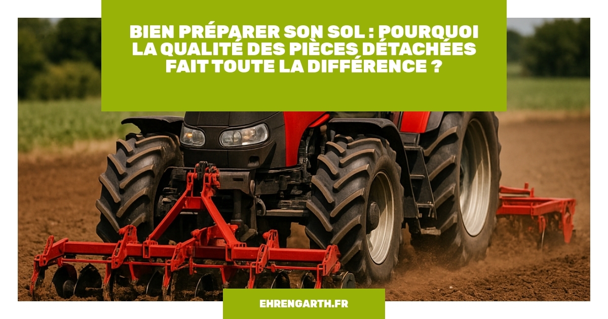 Bien Préparer Son Sol : Pourquoi La Qualité Des Pièces Détachées Fait ...